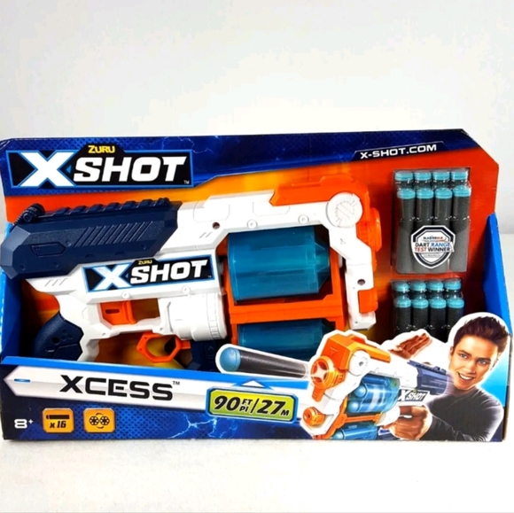Target | Toys | Zuru X Shot Xcess Toy Dart Gun Blaster Includes 6 Soft Foam Darts | Poshmark